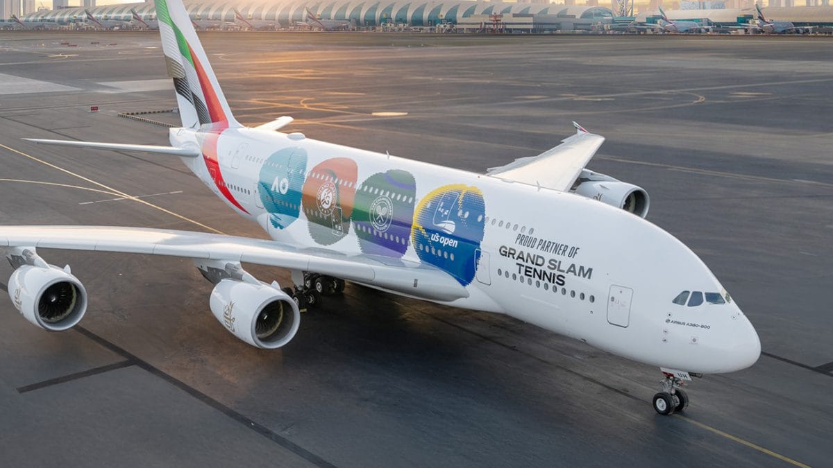 Emirates, Grand Slam Ruhuyla Giydirdiği Yeni Airbus A380’ini Tanıttı